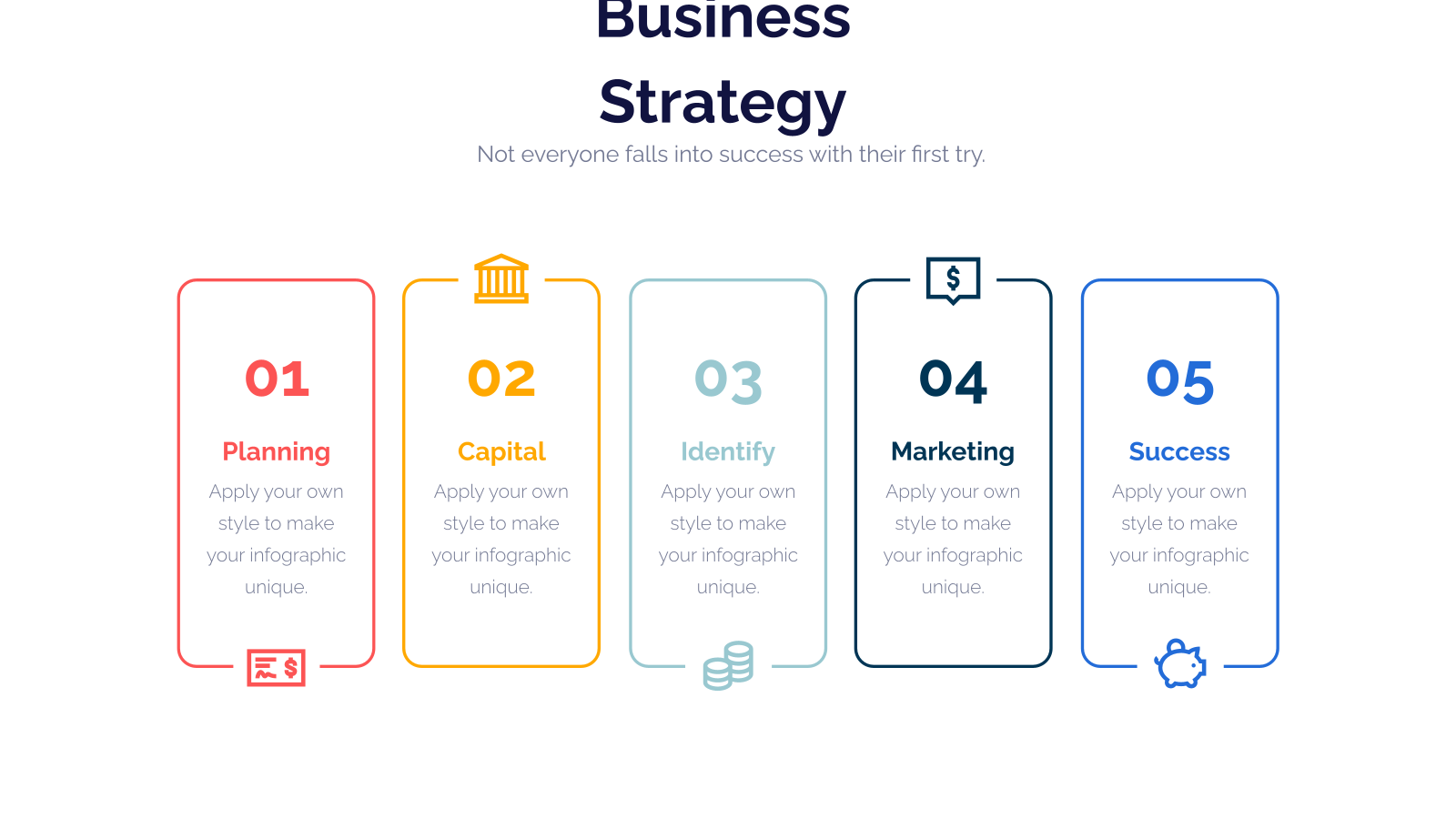 Business Strategy Powerpoint Infographics – Template Dokan